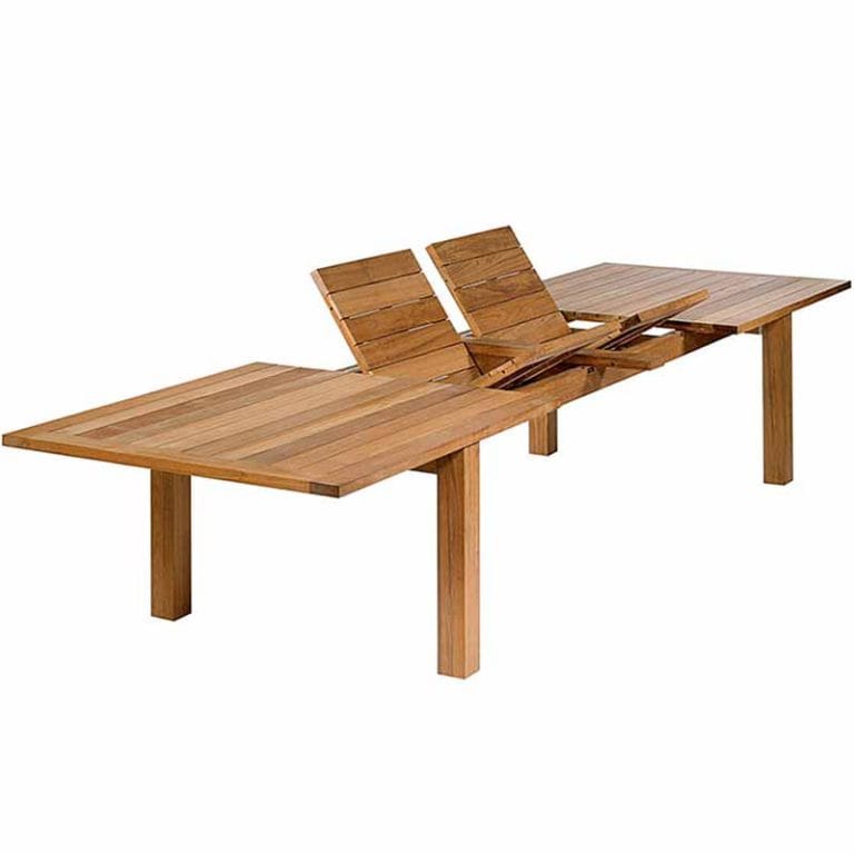 Barlow Tyrie 2APX39 Apex Extending Dining Table 390 Teak Garden ...