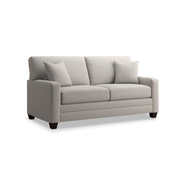 Bassett Furniture 3885-52 Carolina Thin Track Arm Studio Sofa - Hickory ...