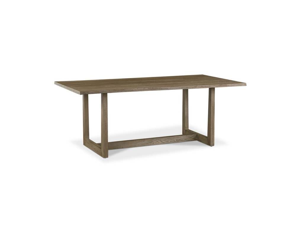 Bassett Furniture 4121-K7840LLE Benchmade Liam Oak Live Edge Dining ...