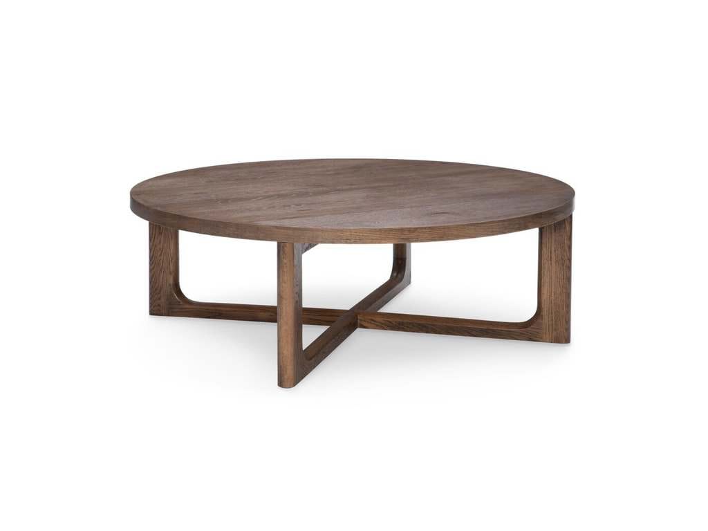 Bassett Furniture 6524-0605 Benchmade Reston 48 Inch Oak Round Cocktail ...