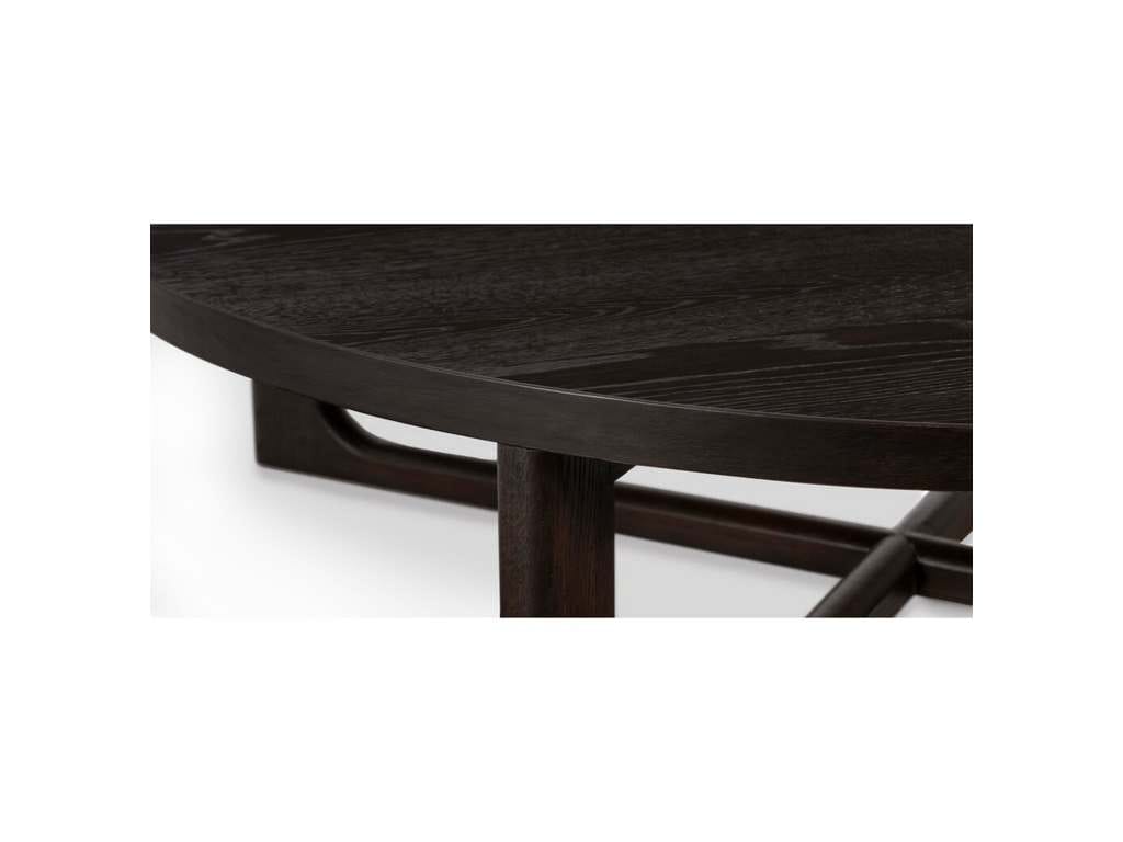 Bassett Furniture 6524-0606 Benchmade Reston 54 Inch Oak Round Cocktail ...