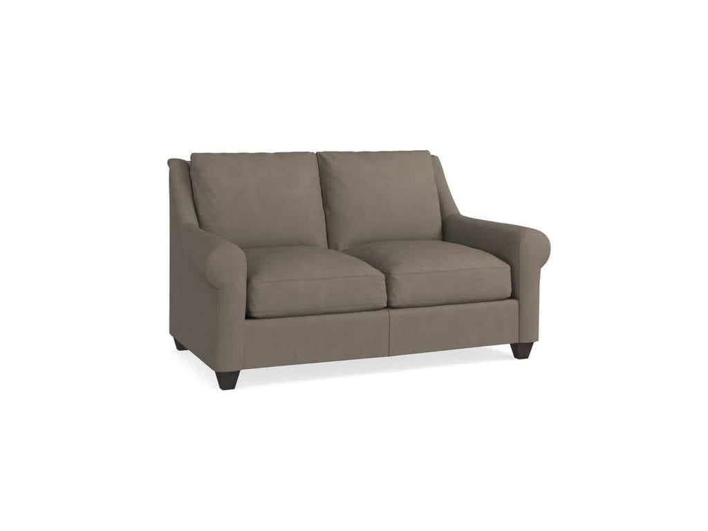 Bassett Furniture 3101-42L Benchmade Benchmade Ellery Leather Loveseat ...
