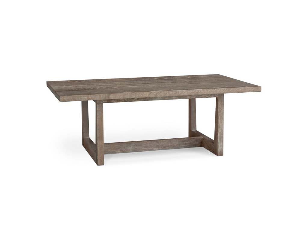 Bassett 6121-0613 Benchmade Liam Oak Rectangular Cocktail Table ...