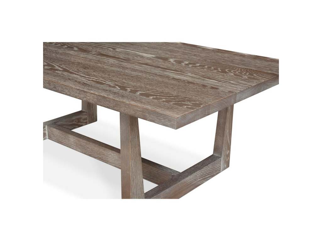 Bassett 6121-0613 Benchmade Liam Oak Rectangular Cocktail Table ...