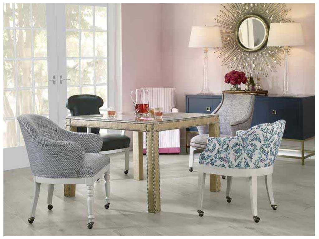 Century Furniture 499-742U Bridgeton Fully Upholstered Game Table ...