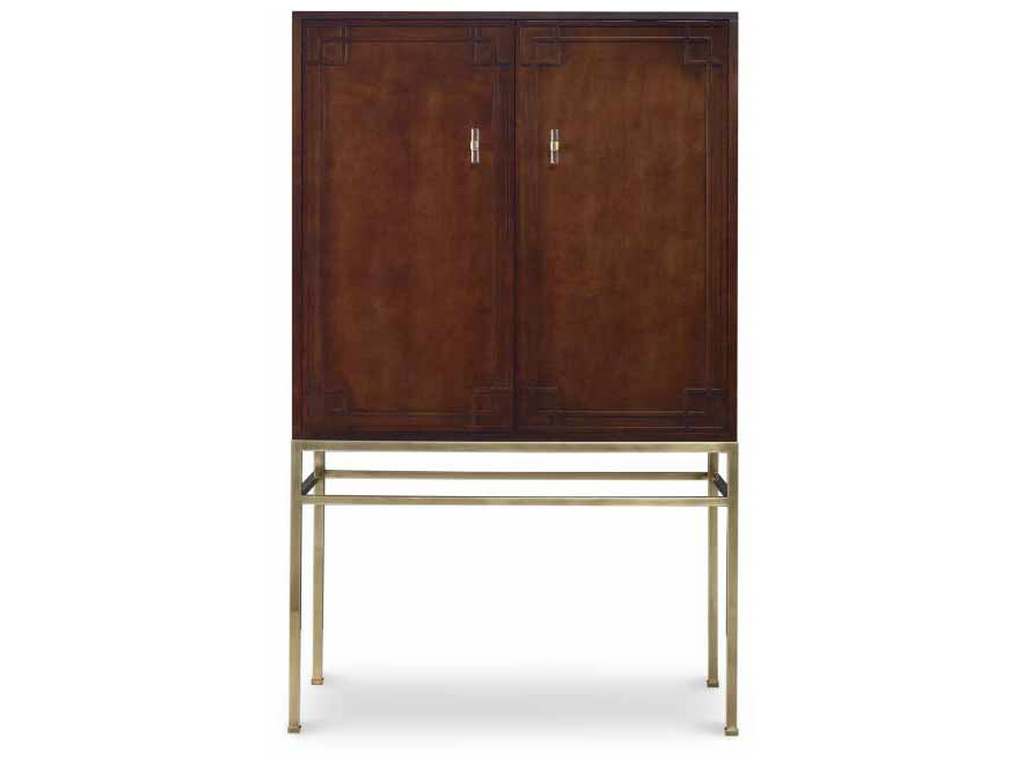 Century Furniture CR9-782 Dining Room Details Case Bar Cabinet ...