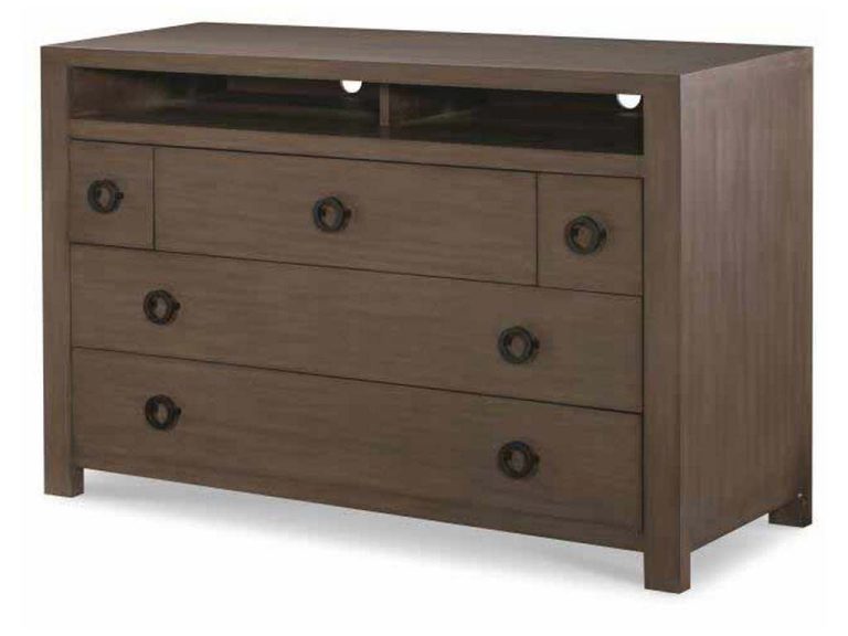 Century CT4021-MK Curate Chatham 5 Drawer Chest Mink Grey - Hickory ...