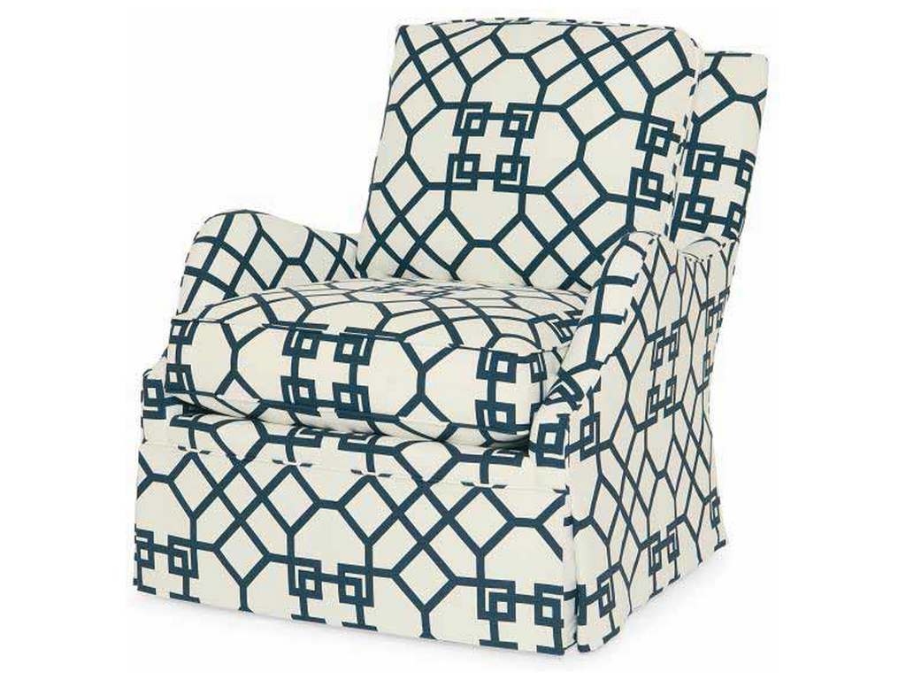 Century ESN258-6SK Century Studio Essentials Cassidy Skirted Chair - Hickory Park Furniture ...