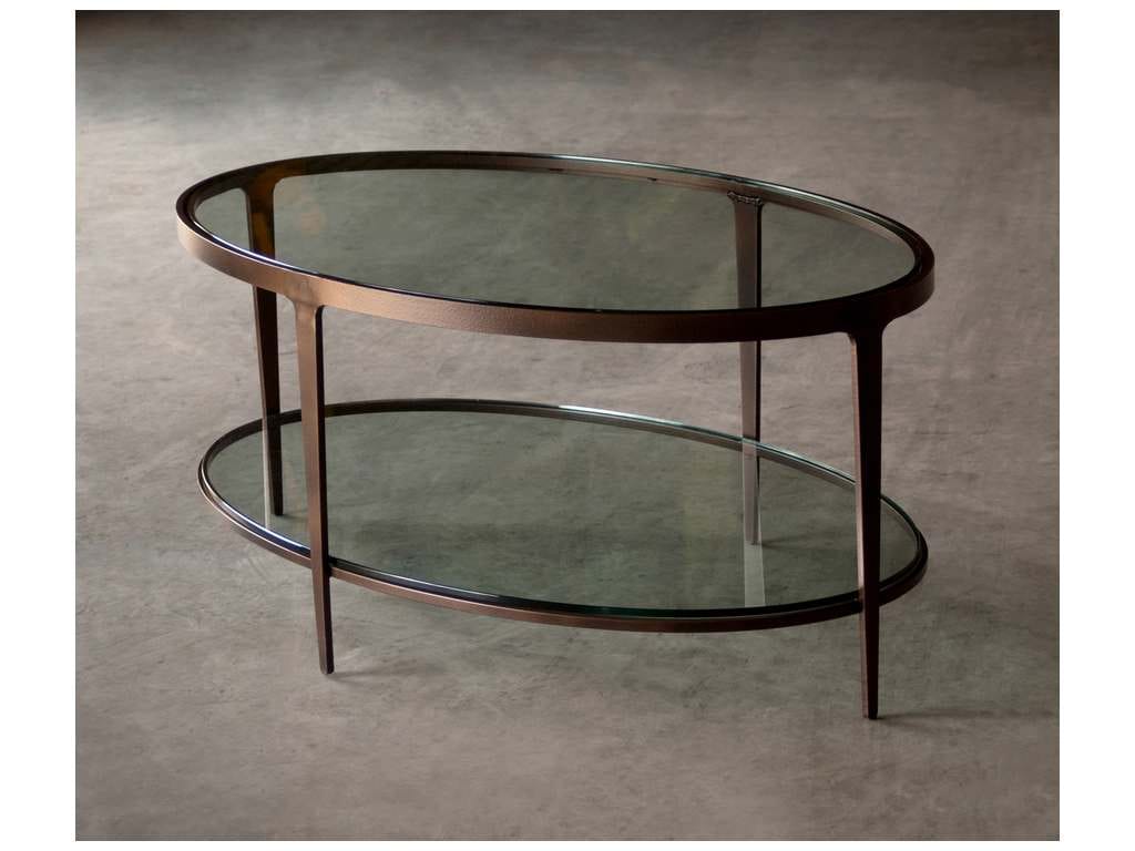 Charleston Forge 6104 Occasional Table Ellipse Cocktail Table - Hickory ...