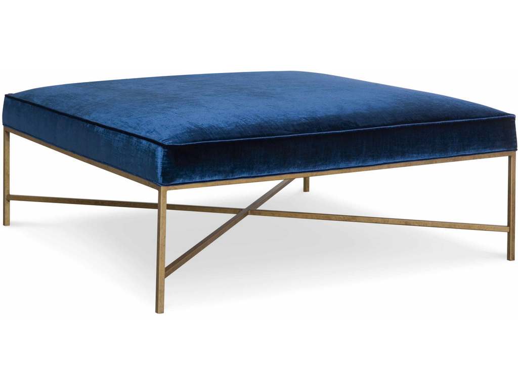 CR Laine 9488 Vixen Square Metal Ottoman - Hickory Park Furniture Galleries