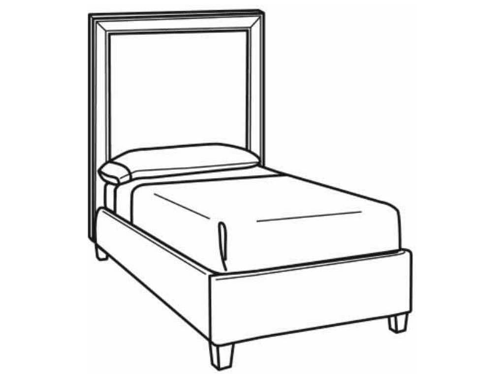 CR Laine BT100-T Keaton Tall Twin Bed - Hickory Park Furniture