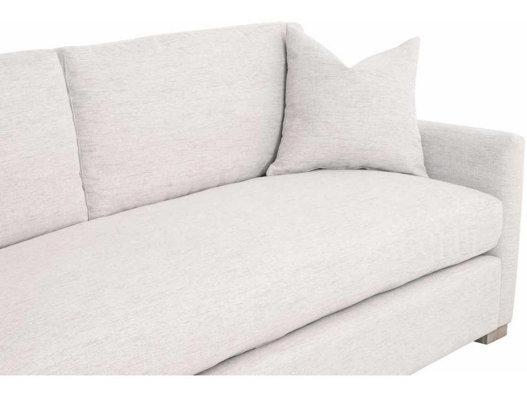 Essentials for Living 6620-3.STO-BSK/NG Clara 86 inch Slim Arm Sofa in ...