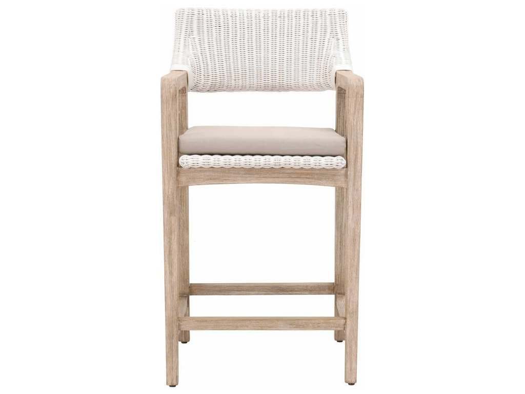 Essentials for Living 6810CS.WTR/LGRY/NG Lucia Counter Stool in White ...