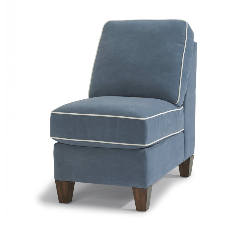 Flexsteel 3979-19 Westside Leather Armless Chair - Hickory Park Furniture