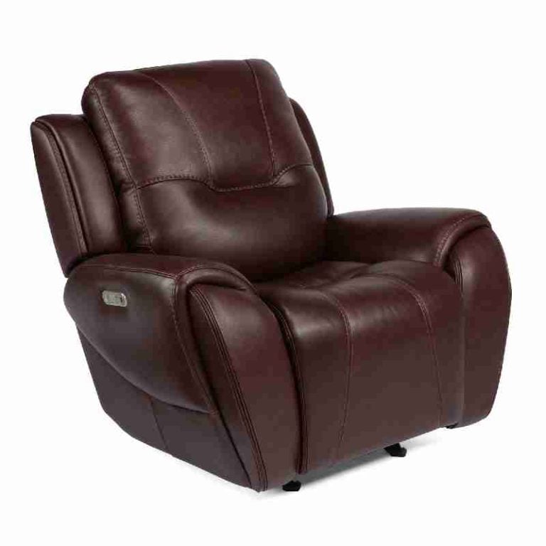 Flexsteel 1134-54PH Trip Leather Power Gliding Recliner with Power ...