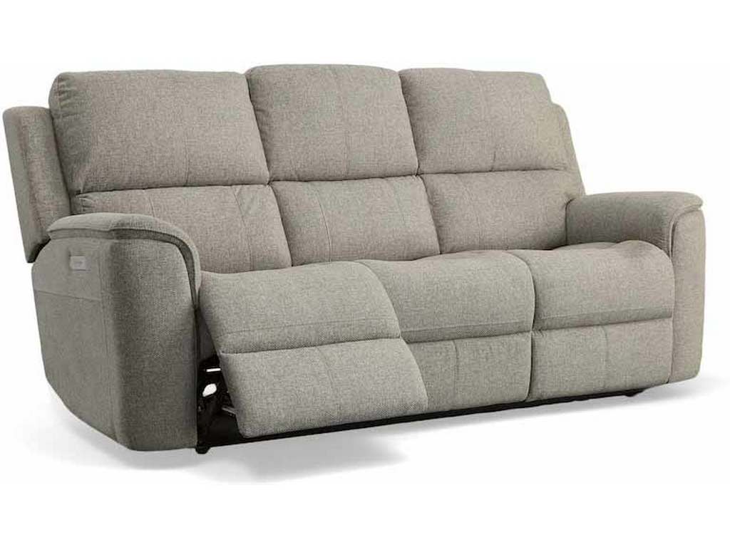 Flexsteel 1041-62PH Henry Power Reclining Sofa with Power Headrests and ...