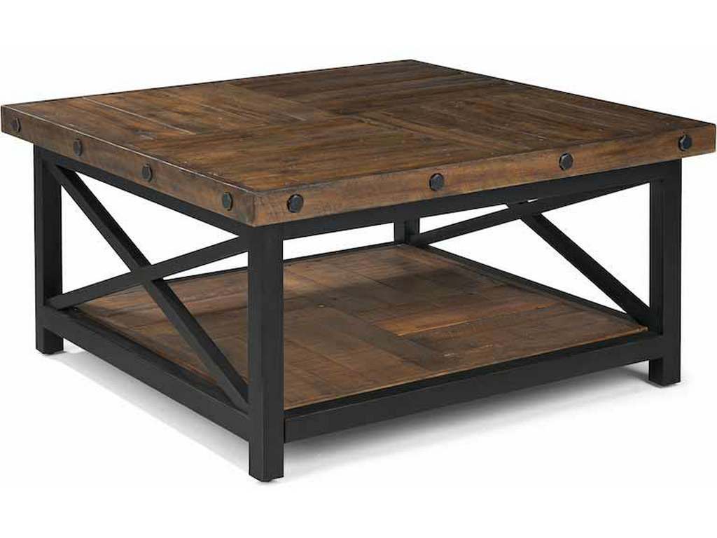 Flexsteel 6722-032 Carpenter Square Coffee Table - Hickory Park Furniture