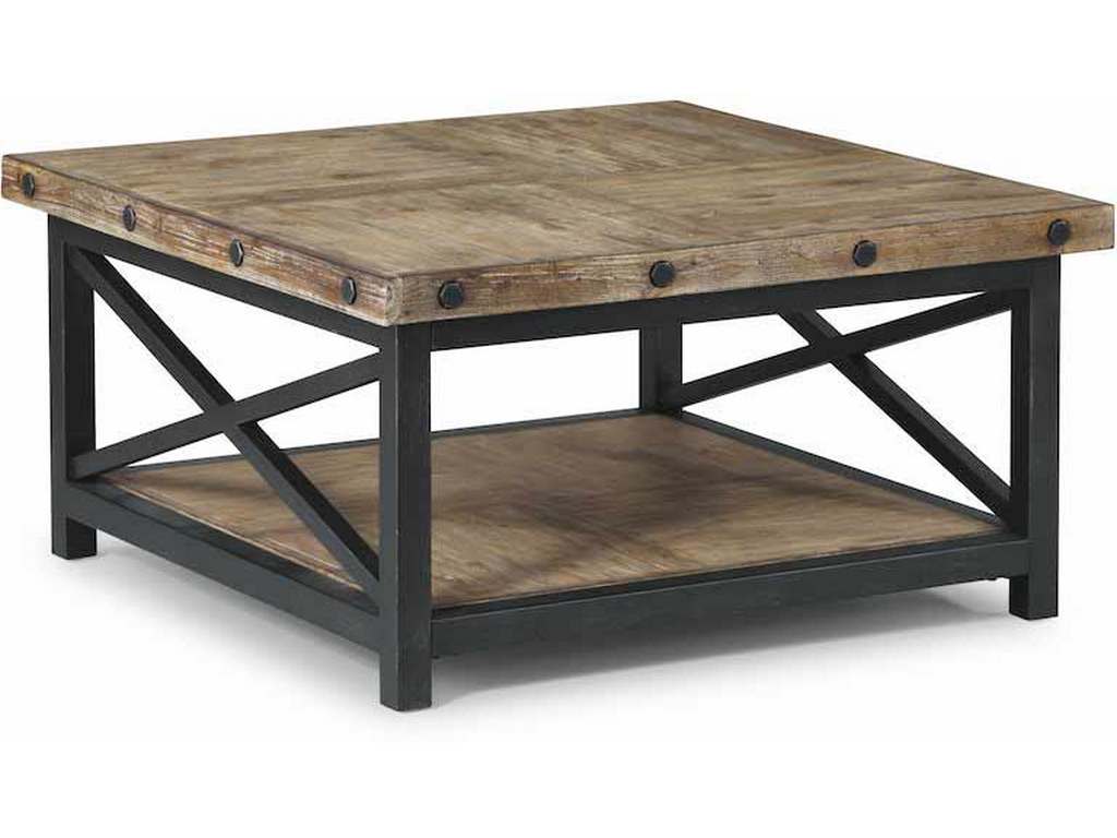 Flexsteel 6723-032 Carpenter Square Coffee Table - Hickory Park Furniture