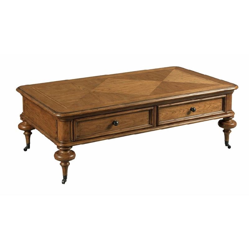Hammary 011-910 Berkshire Pearson Rectangular Coffee Table - Hickory ...