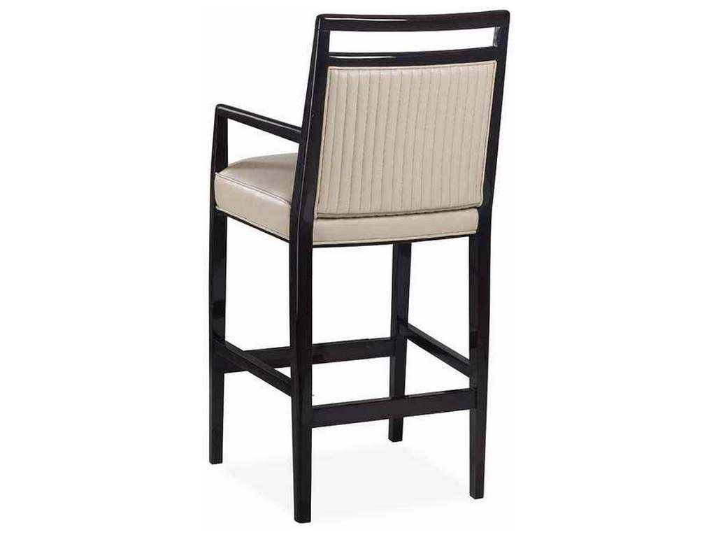 Hancock and Moore 179-30-CH Avril Channel Quilted Bar Stool - Hickory ...