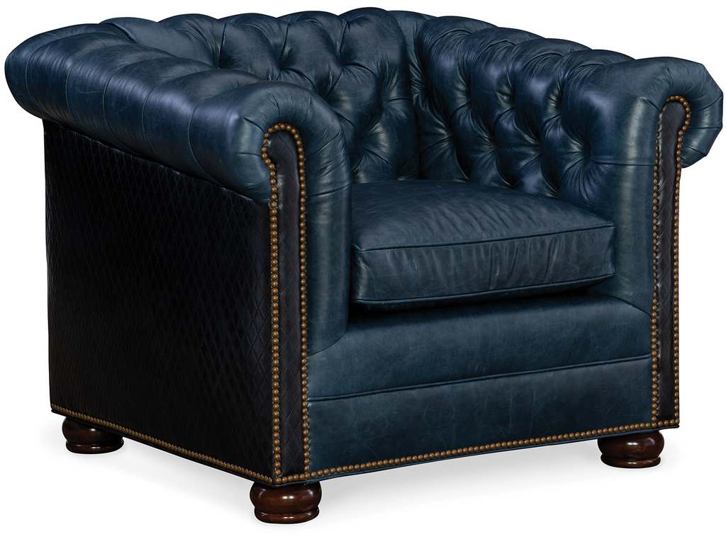 Hancock and Moore 8372-1 Chesterfield Chair - Hickory Park Furniture