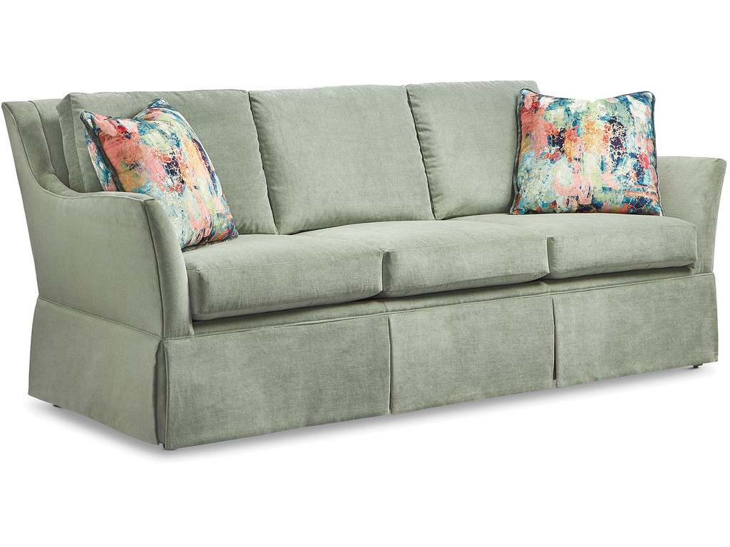 Jessica Charles 1777-SK Nicolette Skirted Sofa - Hickory Park Furniture