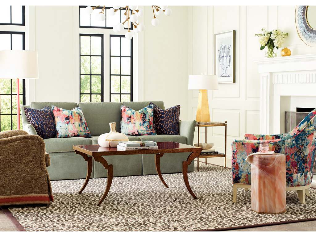 Jessica Charles 1777-SK Nicolette Skirted Sofa - Hickory Park Furniture