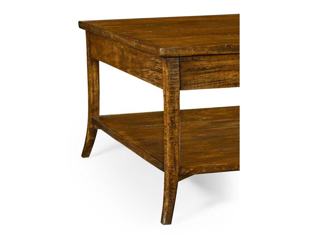 Jonathan Charles 491041-CFW JC Casual Square Coffee Table in Country ...