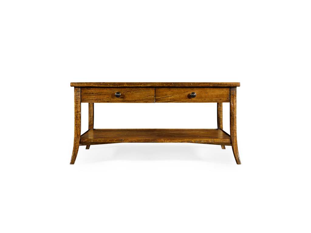 Jonathan Charles 491041-CFW JC Casual Square Coffee Table in Country ...