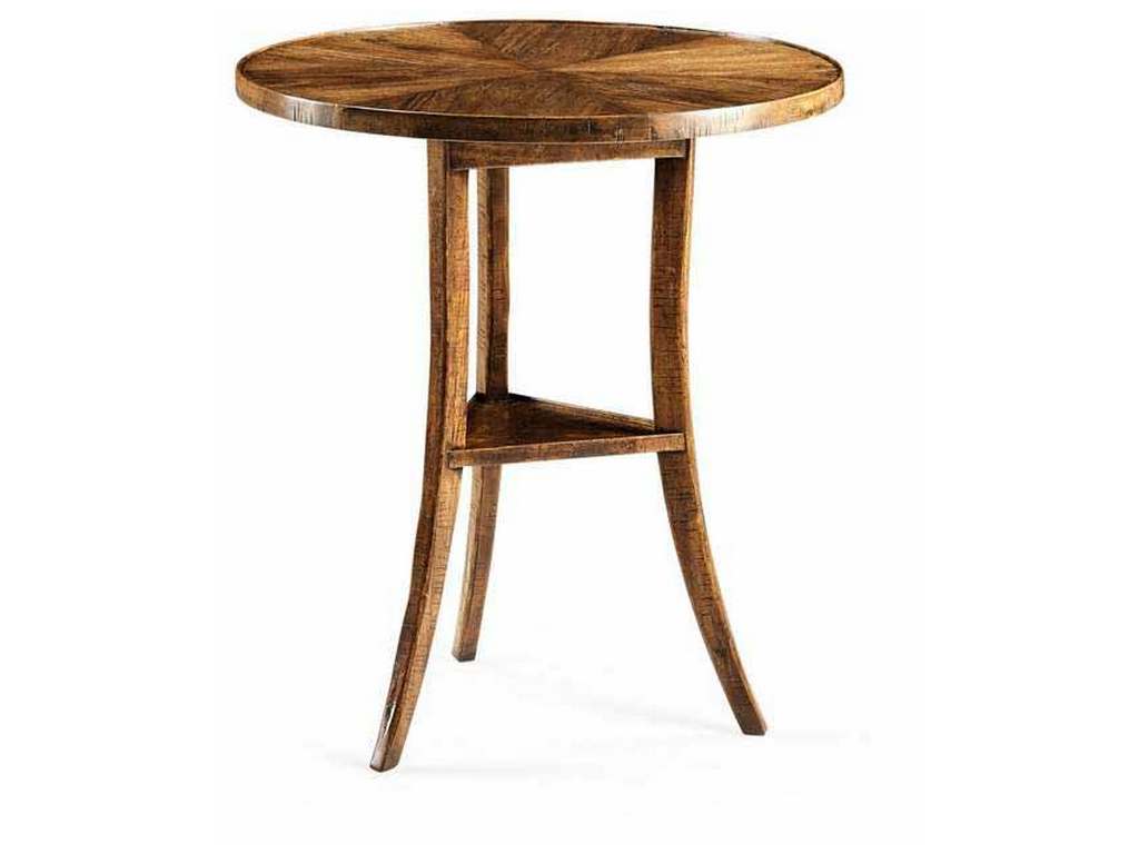 Jonathan Charles 491022-CFW JC Casual Walnut Country Style Round Lamp ...