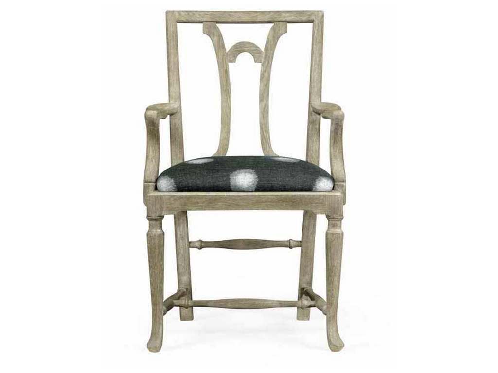 Jonathan Charles 530136-AC-GYO William Yeoward Lewellen Grey Oak Arm ...