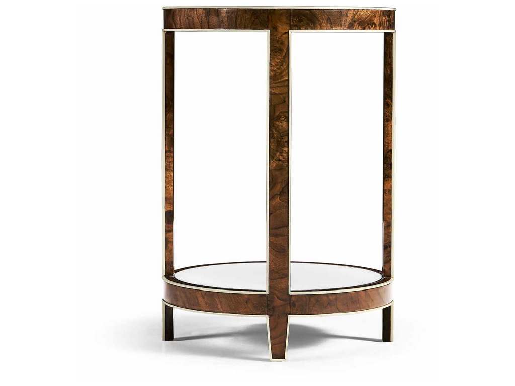 Jonathan Charles 007-3-DN1-WBL JC Modern Jacques Round End Table ...