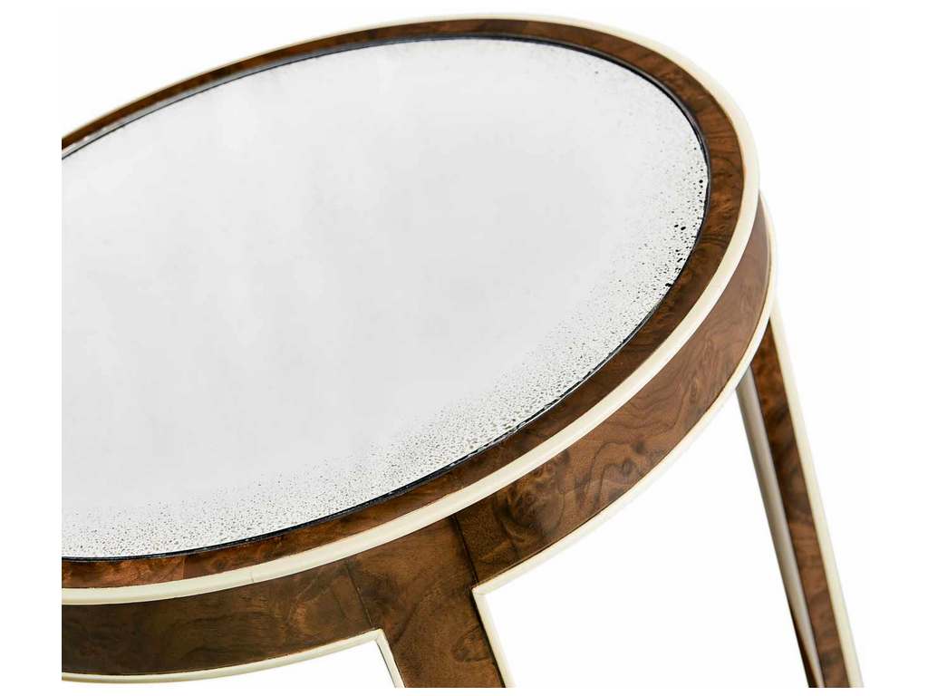 Jonathan Charles 007-3-DN1-WBL JC Modern Jacques Round End Table ...