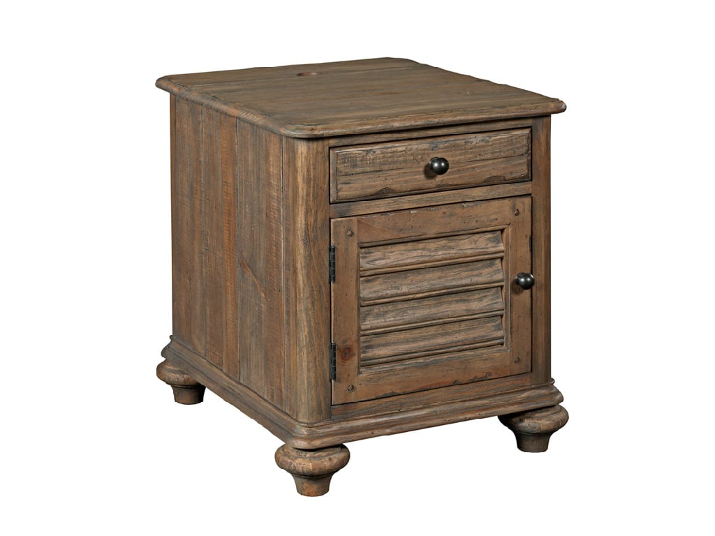 Kincaid Furniture 76-026 Weatherford Chairside Chest Heather - Hickory ...