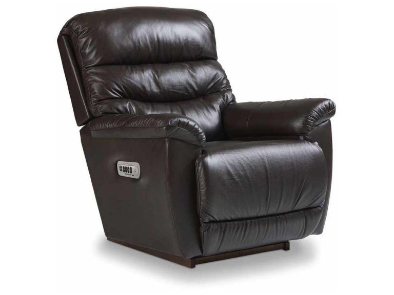 Lazboy 10X502 Joshua Power Rocking Recliner with Headrest and Lumbar ...