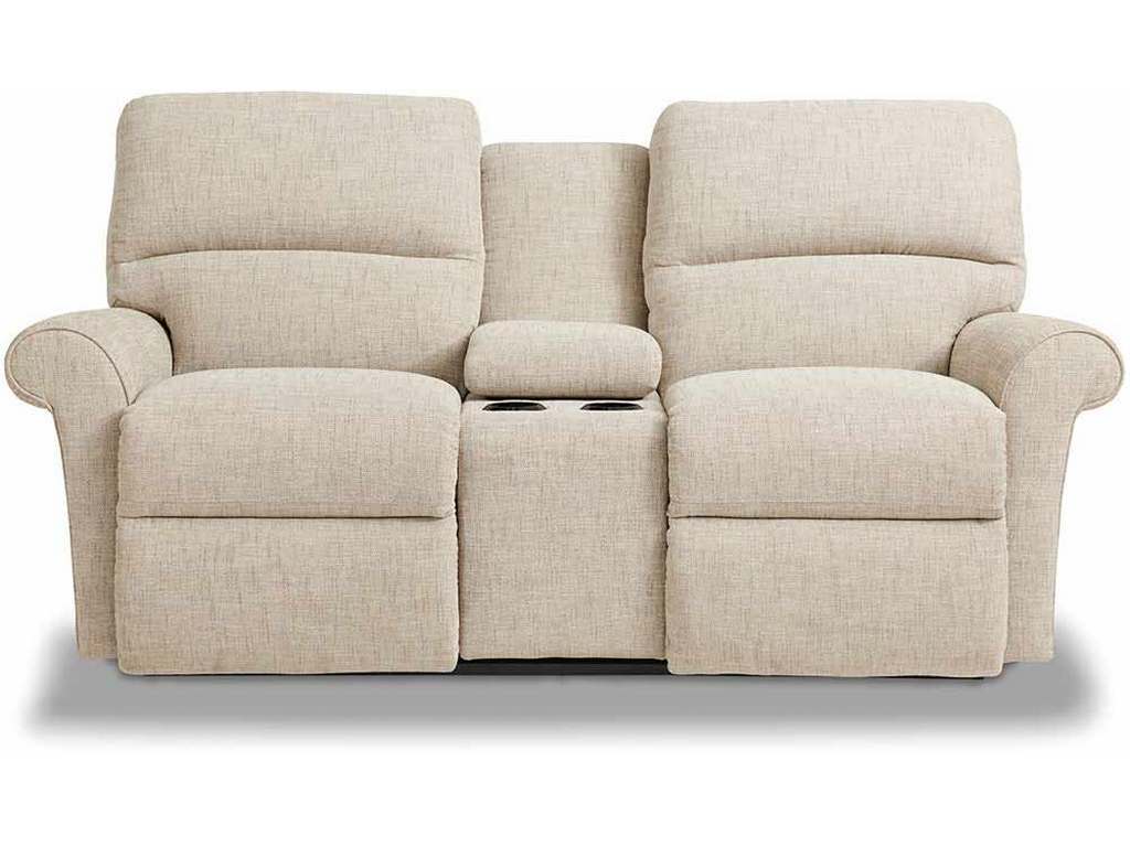 Lazboy 490774 Robin Reclining Loveseat with Console - Hickory Park ...