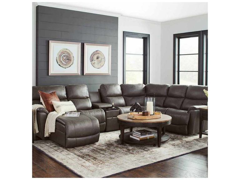 Lazboy 4BP724 Living Room Trouper Power Right Arm Sitting Recliner ...