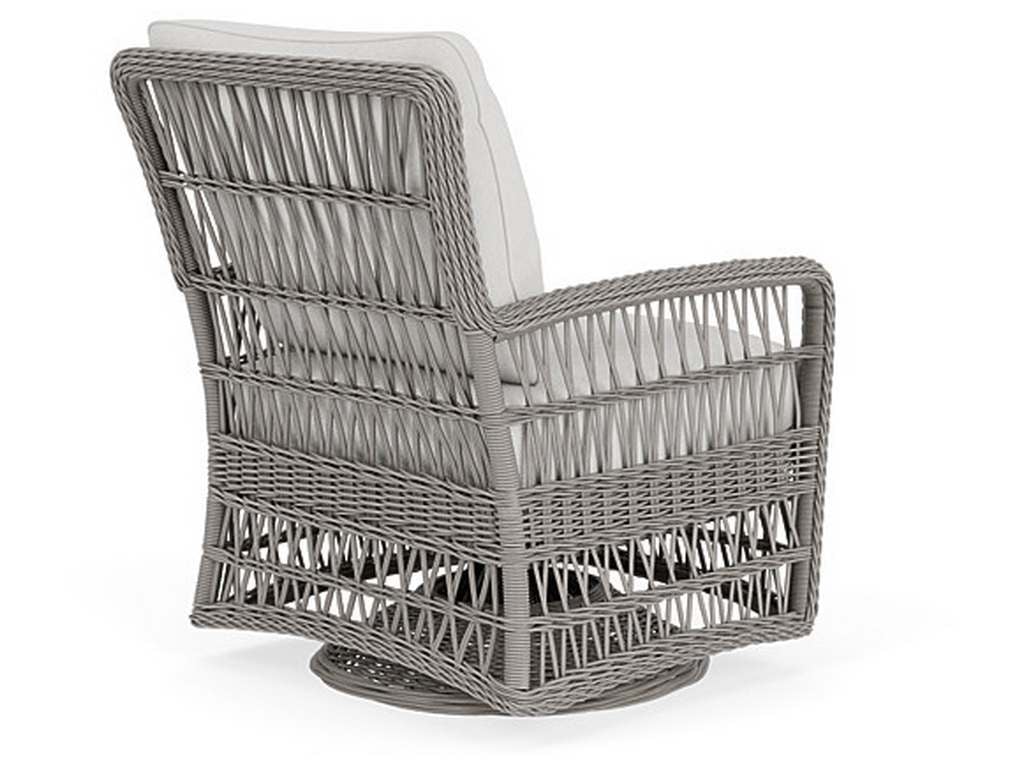 Lloyd Flanders 273091 Mackinac Swivel Glider Lounge Chair - Hickory ...