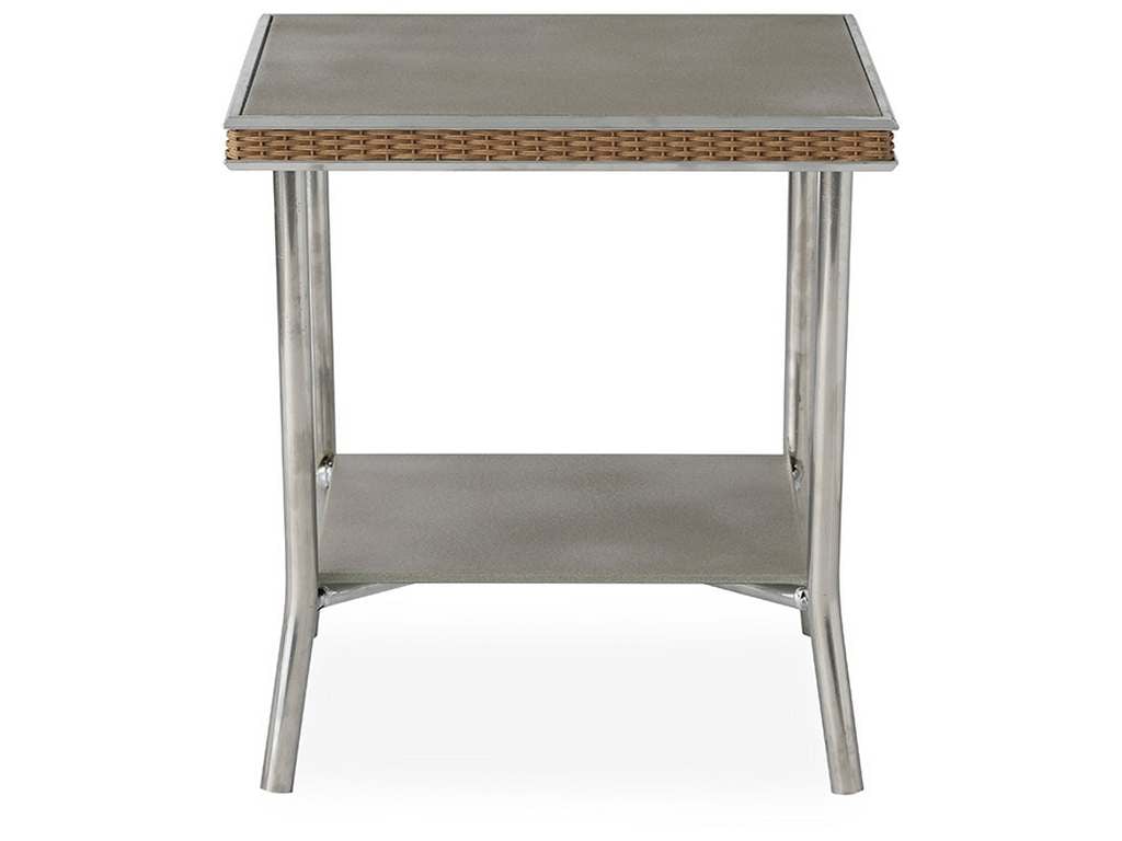 Lloyd Flanders 133043 Visions 20 Inch Square End Table with Reversible ...