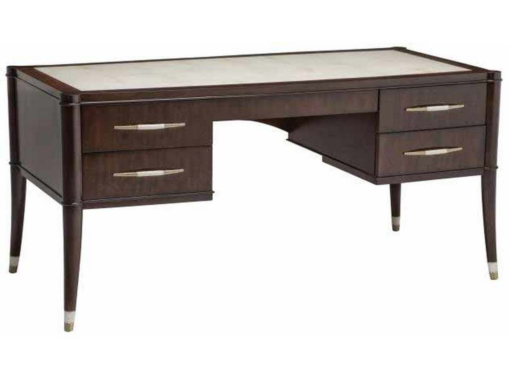 Maitland Smith 8113-53 Home Office Parchment Desk - Hickory Park Furniture