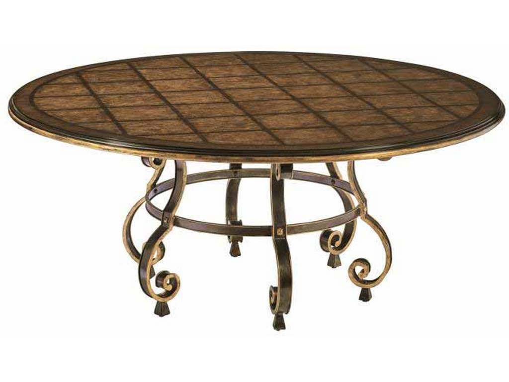Maitland Smith 88-0108 Sovereign Aria Round Dining Table - Hickory Park Furniture
