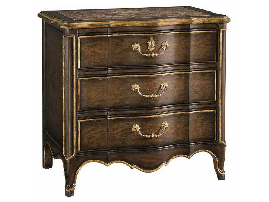 Maitland Smith 88-0112 Sovereign Aria Nightstand - Hickory Park Furniture