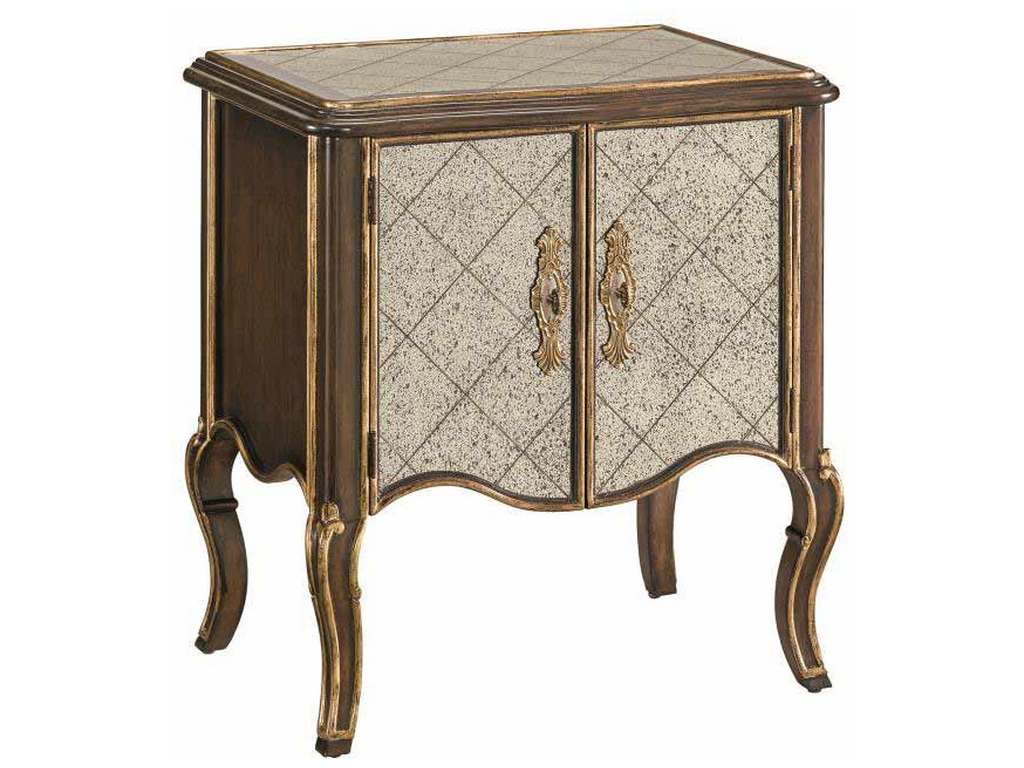 Maitland Smith 88-0213 Sovereign Aria Two-Door Nightstand - Hickory Park Furniture