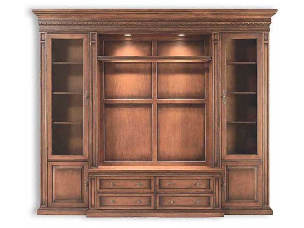 Old Biscayne Designs 1234 Dominique Wall Unit - Hickory Park Furniture