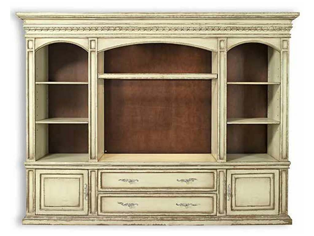 Old Biscayne Designs 1235A Dominique Wall Unit - Hickory Park Furniture