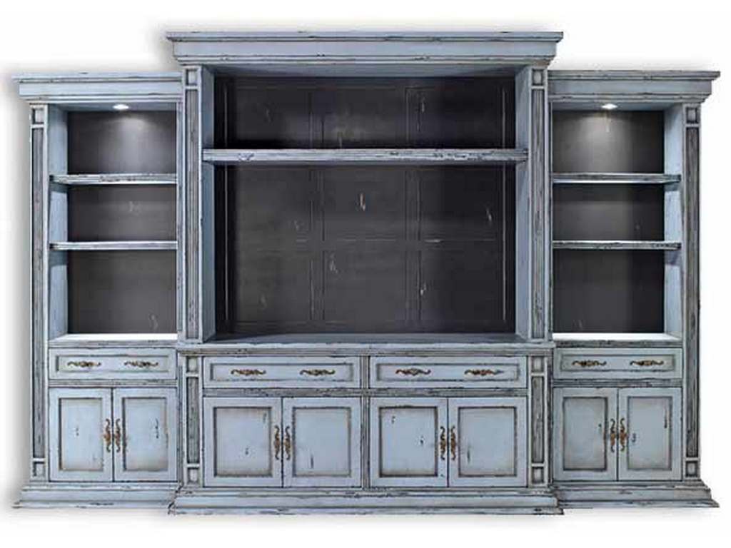 Old Biscayne Designs 1204B Gabriel Wall Unit - Hickory Park Furniture ...