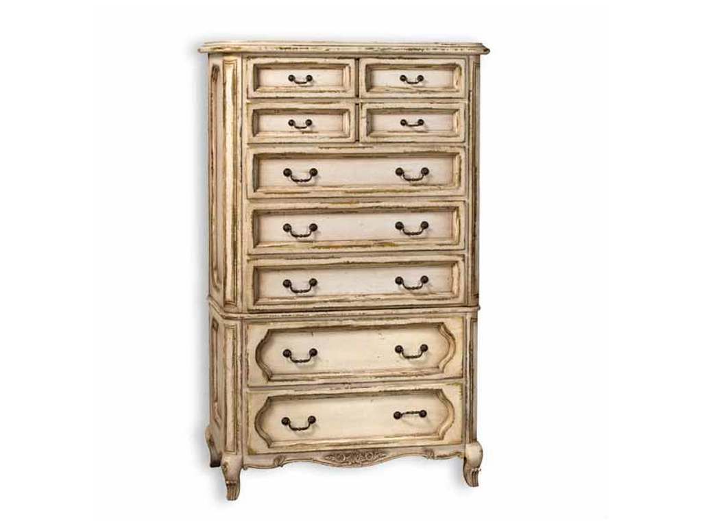 Old Biscayne Designs 4747B Louis XV Chest - Hickory Park Furniture ...