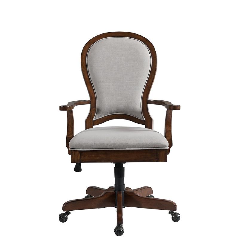 Riverside Furniture 47038 Clinton Hill Round Back Uph Desk Chair ...