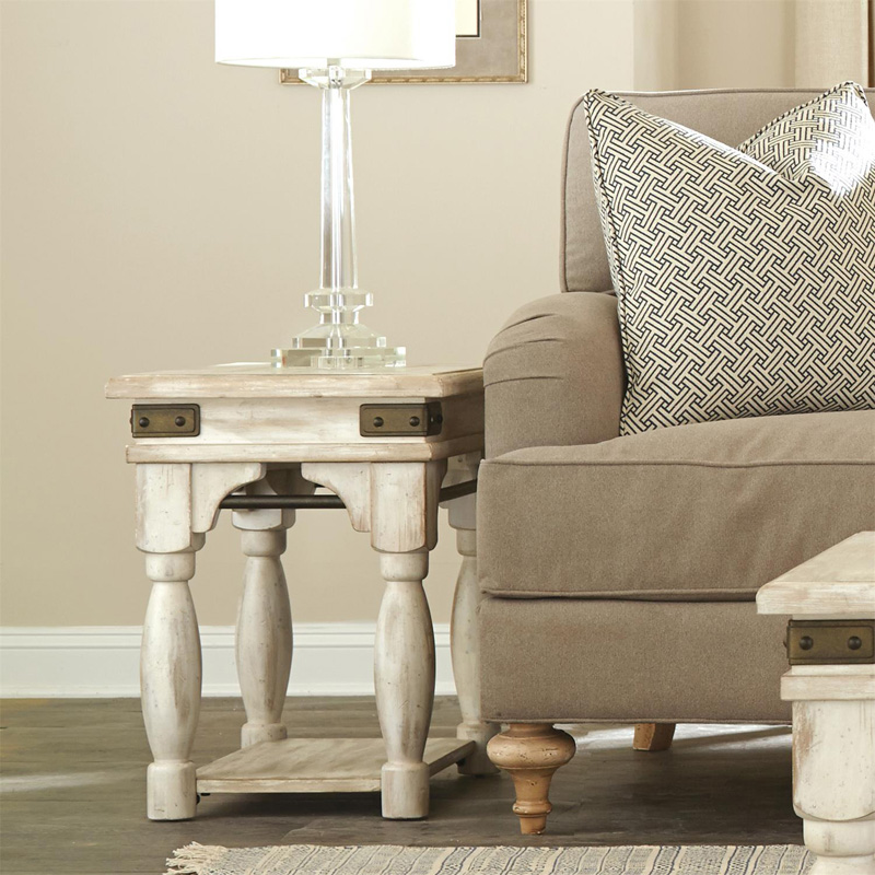 Riverside Furniture 27312 Regan Chairside Table - Hickory Park Furniture