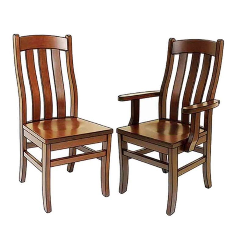 Still Fork 231011 Chairs and Stools Frontier Arm Chair - Hickory Park ...